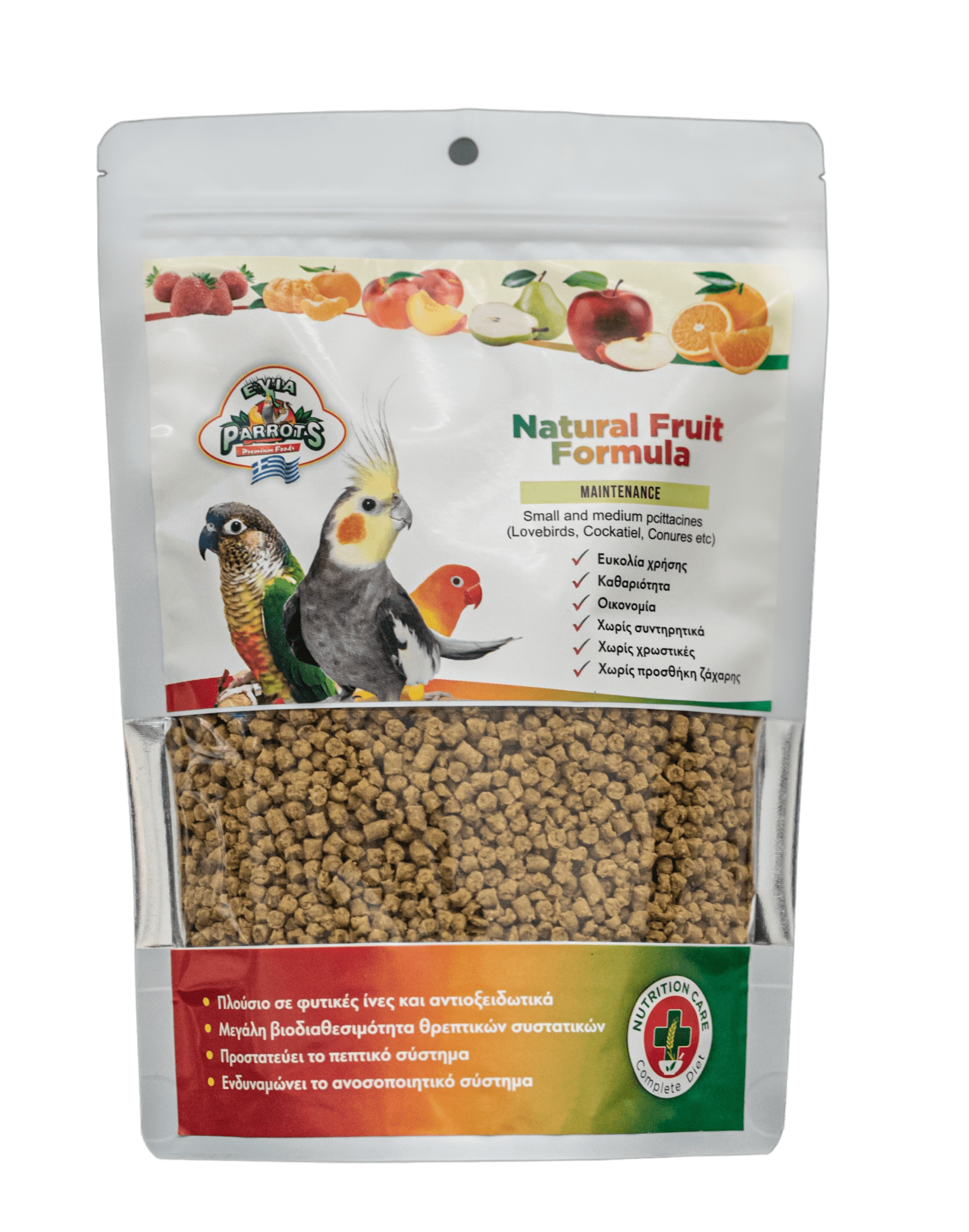 EVIA PARROTS Natural Fruit Formula Μaintenance 500gr » Αγοράσε το ...